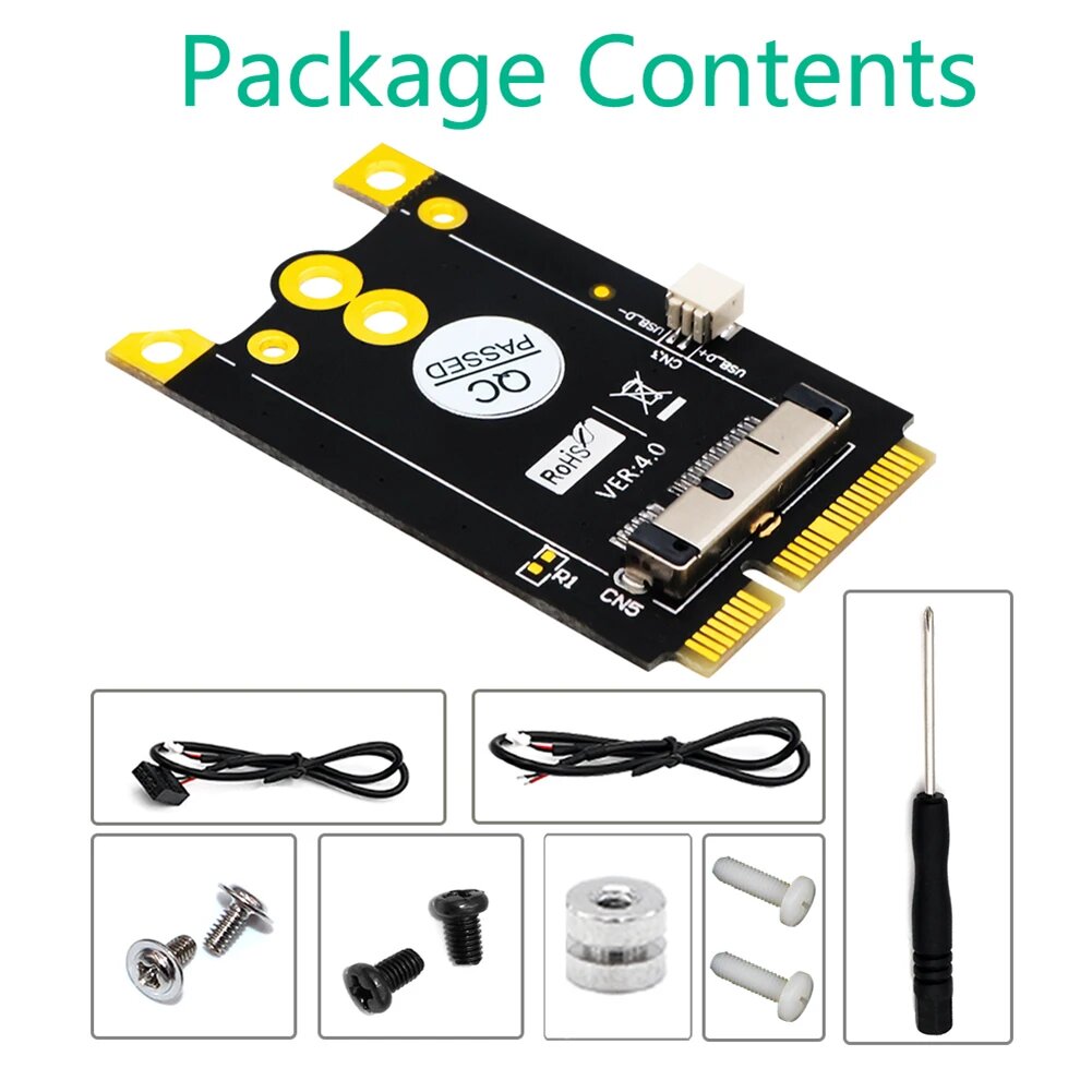 Mini PCI-E до 12 + 6-контактный беспроводной модуль преобразователя для Macbook Broadcom BCM94360CD