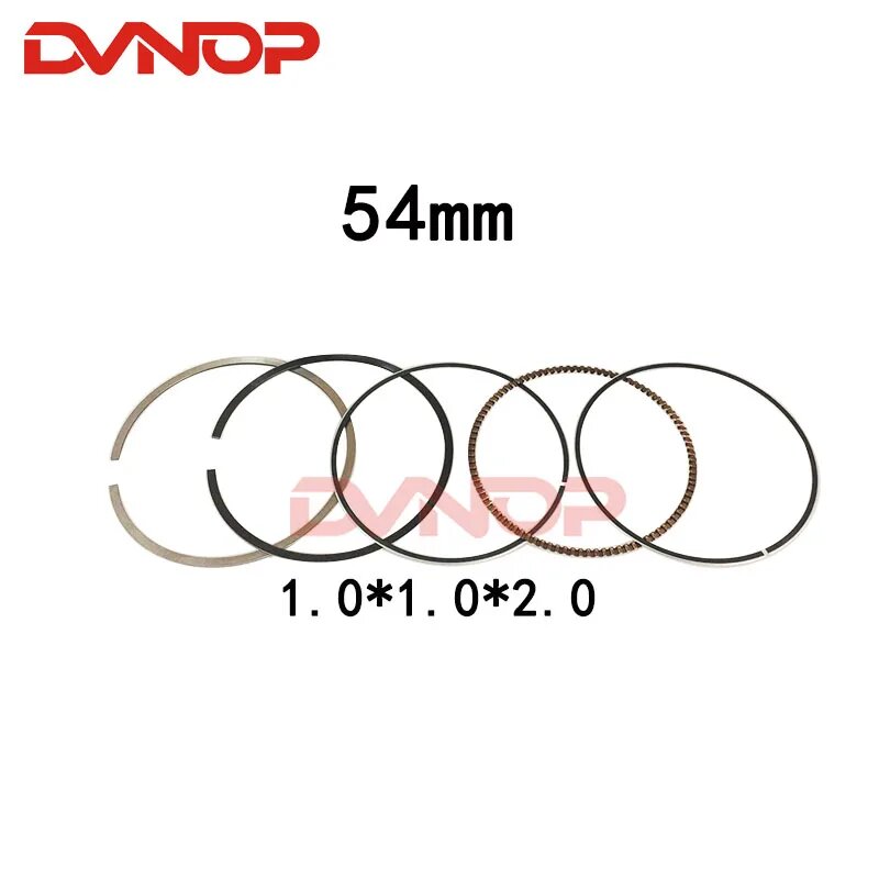 Мотоциклетное поршневое кольцо с большим отверстием 54 мм для Honda Super Cub 110 NBC110 C110 NBC 110 2009-2018 EFI only Ring