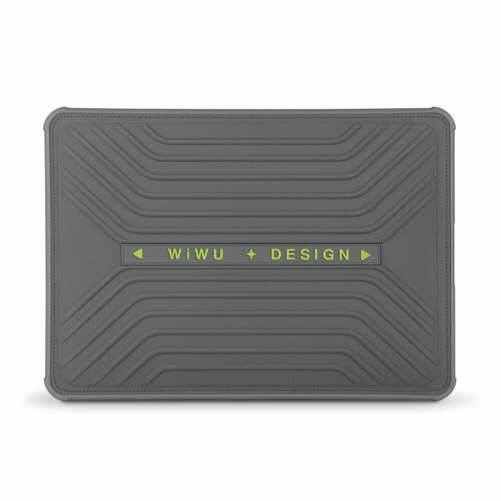 Чехол-папка для ноутбука MacBook 15.3 / 15.4 дюйма WiWU Defender Sleeve Pro - Серый