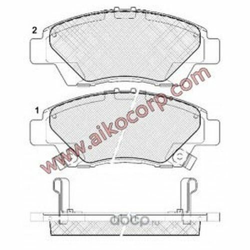 Колодки тормозные Aiko pf8868