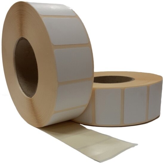 Термоэтикетки Комус Термоэтикетки ЭКО 29x20, без печати, 2000шт/рул, вт.40, 36рул/уп
