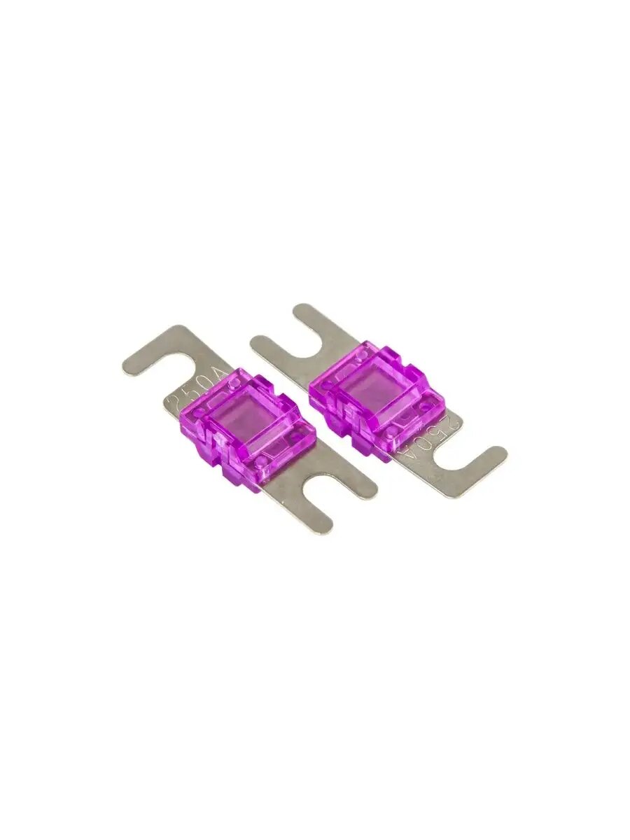 Предохранители AurA Mini ANL FML-N250, 250 А, никелированные, в блистере, 2 шт