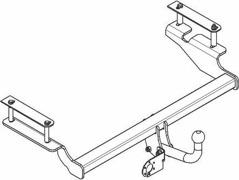 Фаркоп AvtoS для CHEVROLET AVEO (2008-2011) с универсальной электрикой и сертификатом в комплекте, арт.(CV 06+electr)