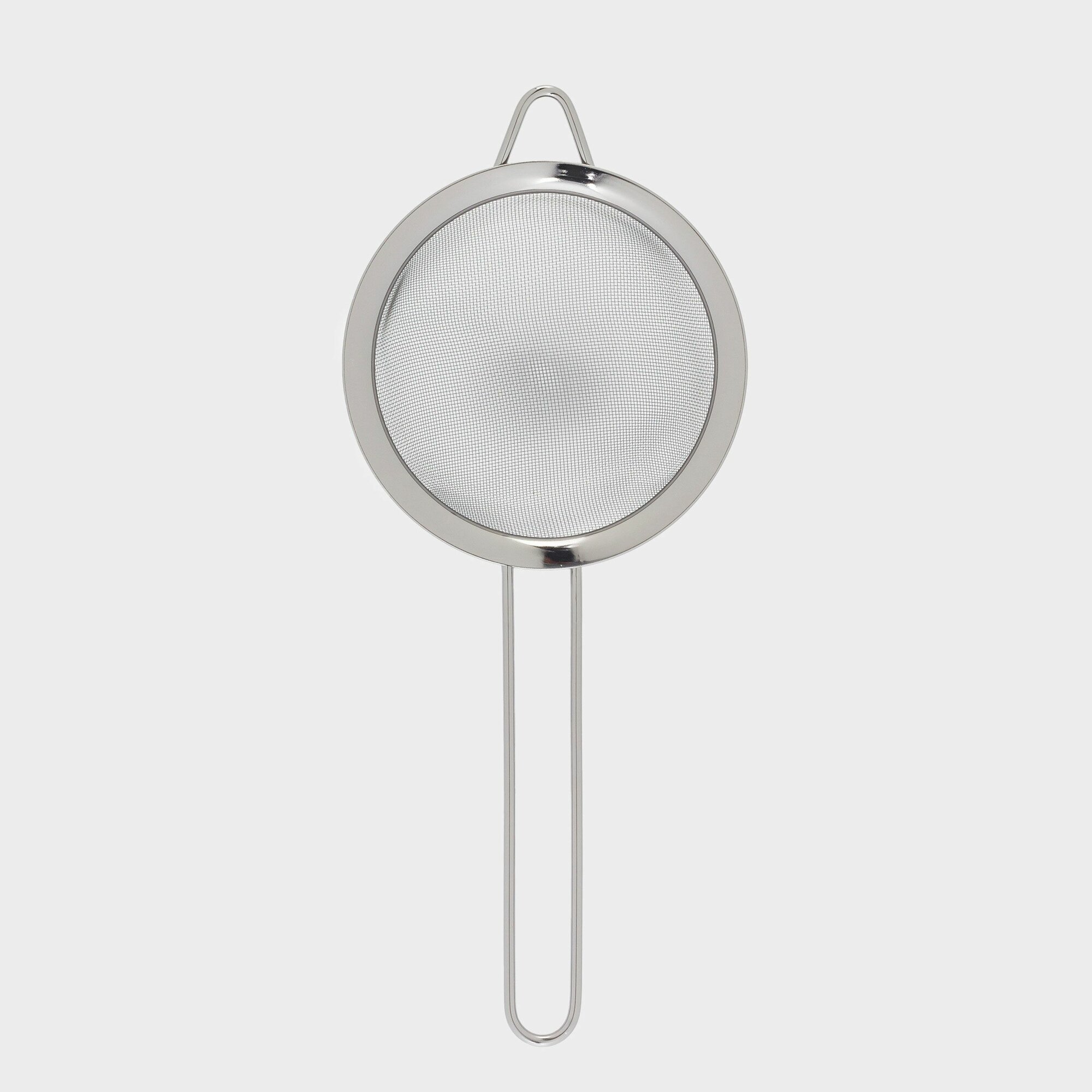 Сито, 14 см, с ручкой, сталь, темно-серое, Titanium, Kuchenland