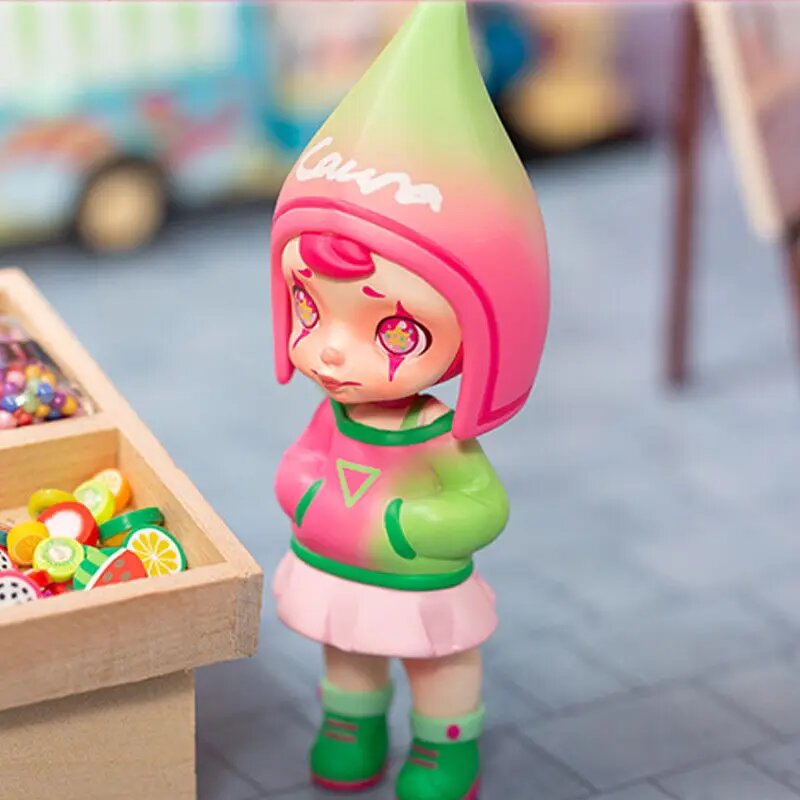 MINISO Фруктовая вечеринка, фигурка, Розовый, Confirm G