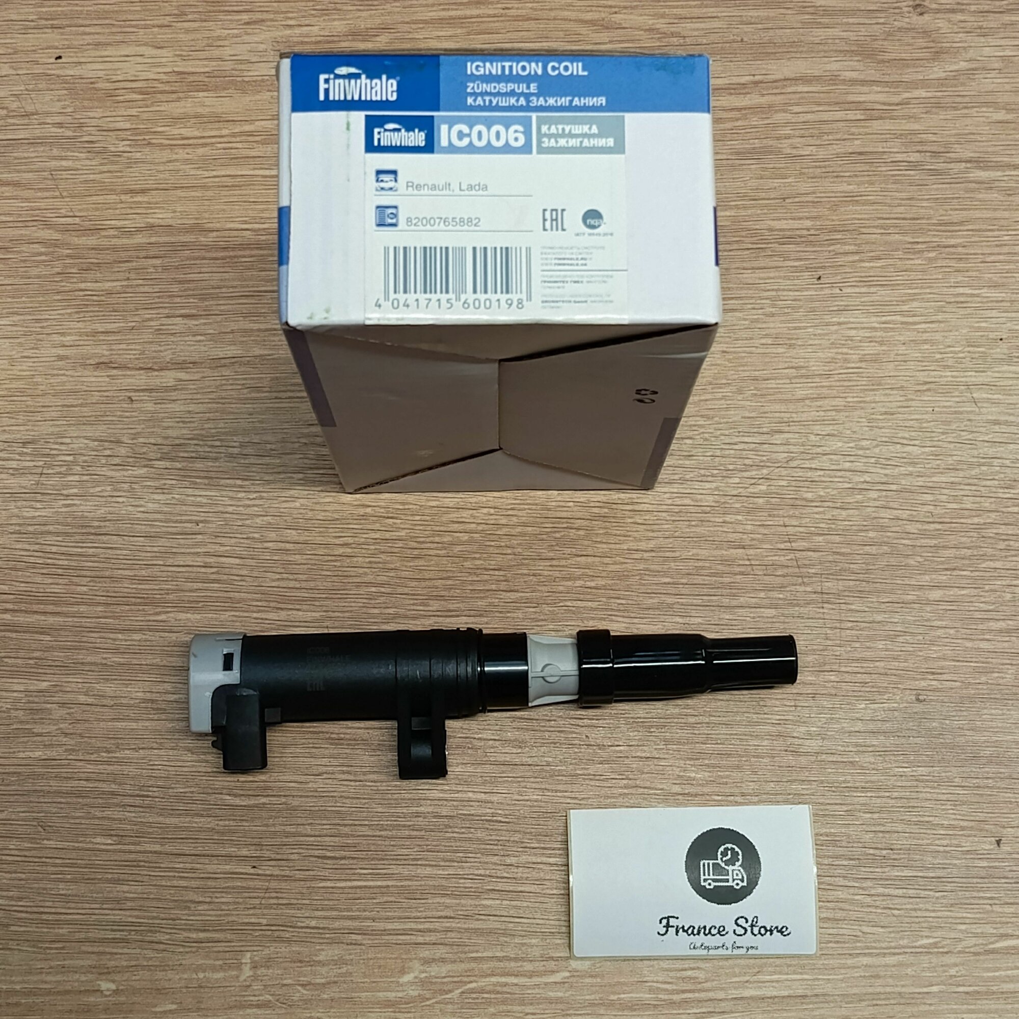 Катушка зажигания Lada Largus 16V 12- Renault Logan 04-, Duster 10- Nissan Almera 12- K4M/F4R арт. IC006