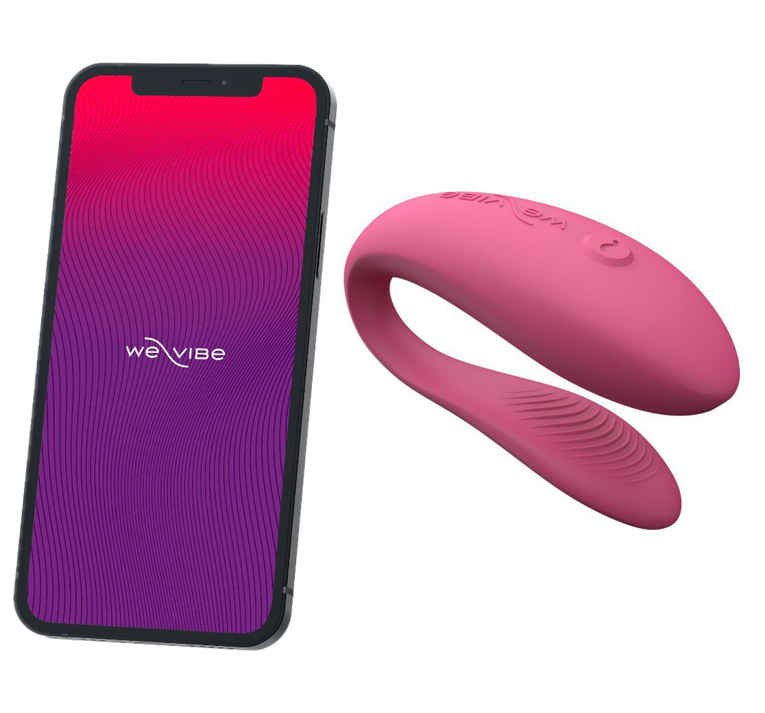 Вибратор для пар We-Vibe Sync Lite, 10 режимов вибрации, розовый