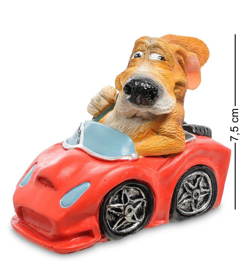 Статуэтка Собака Бигль Желаю драйва по жизни (W.Stratford) A2100974 The Comical World of Warren Stratford, Полистоун