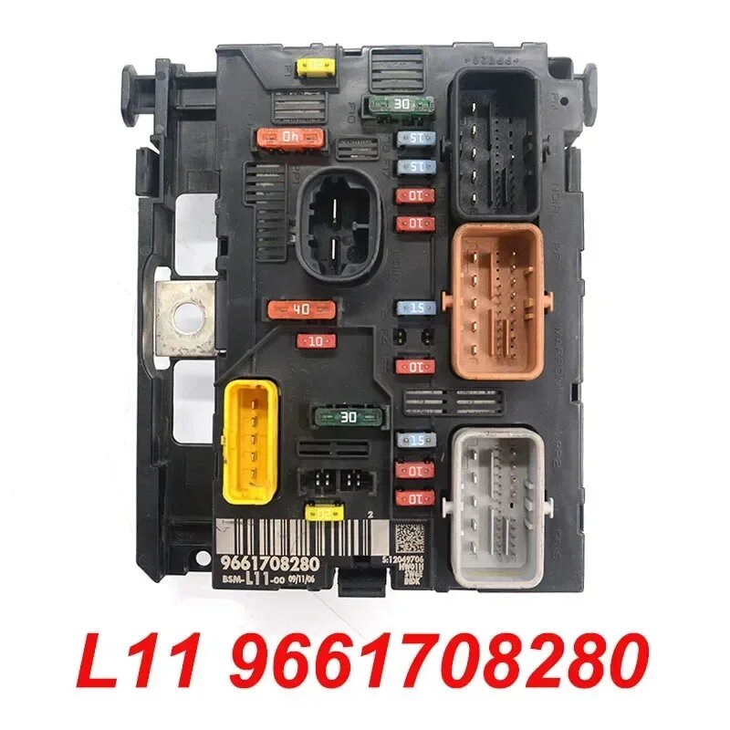 Baificar используемый оригинальный блок управления блоком предохранителей в сборе BSM L11 9661708280 9664055780 для Peugeot 207 307 Citroen C4 C5 L11 9661708280