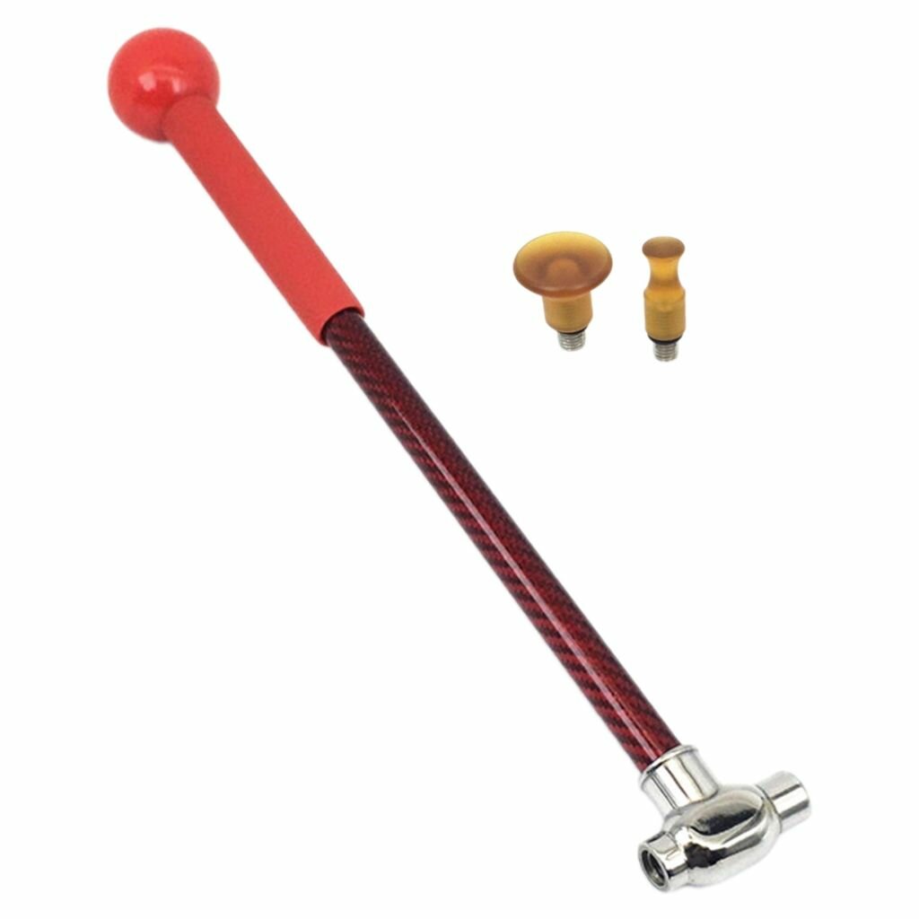 Специальные инструменты для автомобилей, Красный молоток для ремонта вмятин с полным набором головок - красный молоток с PEI 1 большой и 1 малый плоский, 1 комплект