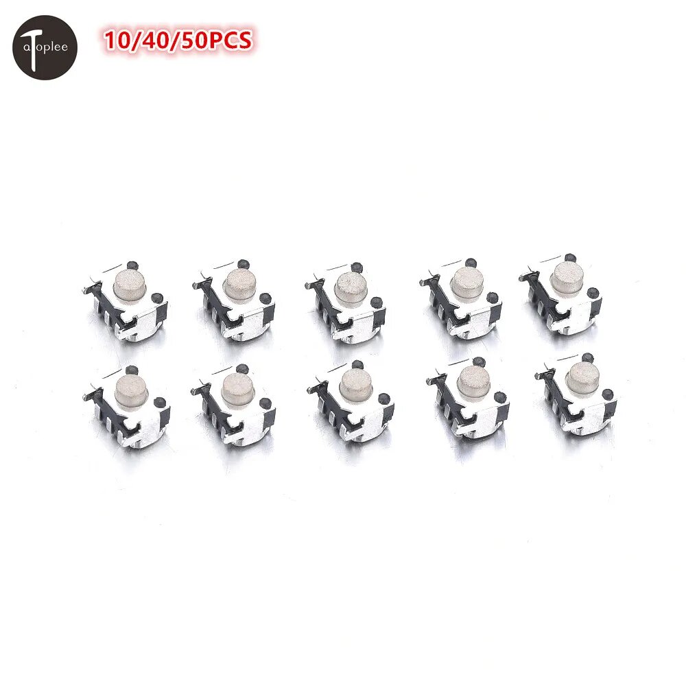 10 шт. мини-переключатель 12 В постоянного тока 0,5 А 3*4*3 мм 3-контактный сенсорный микропереключатель тактовые кнопочные переключатели для управления микросхемами