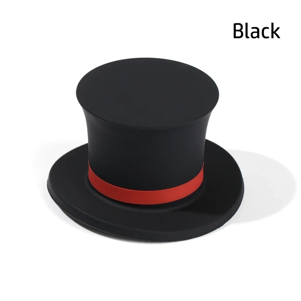 SUNFILI Силиконовый зажим для бутылок Черный, style1- black