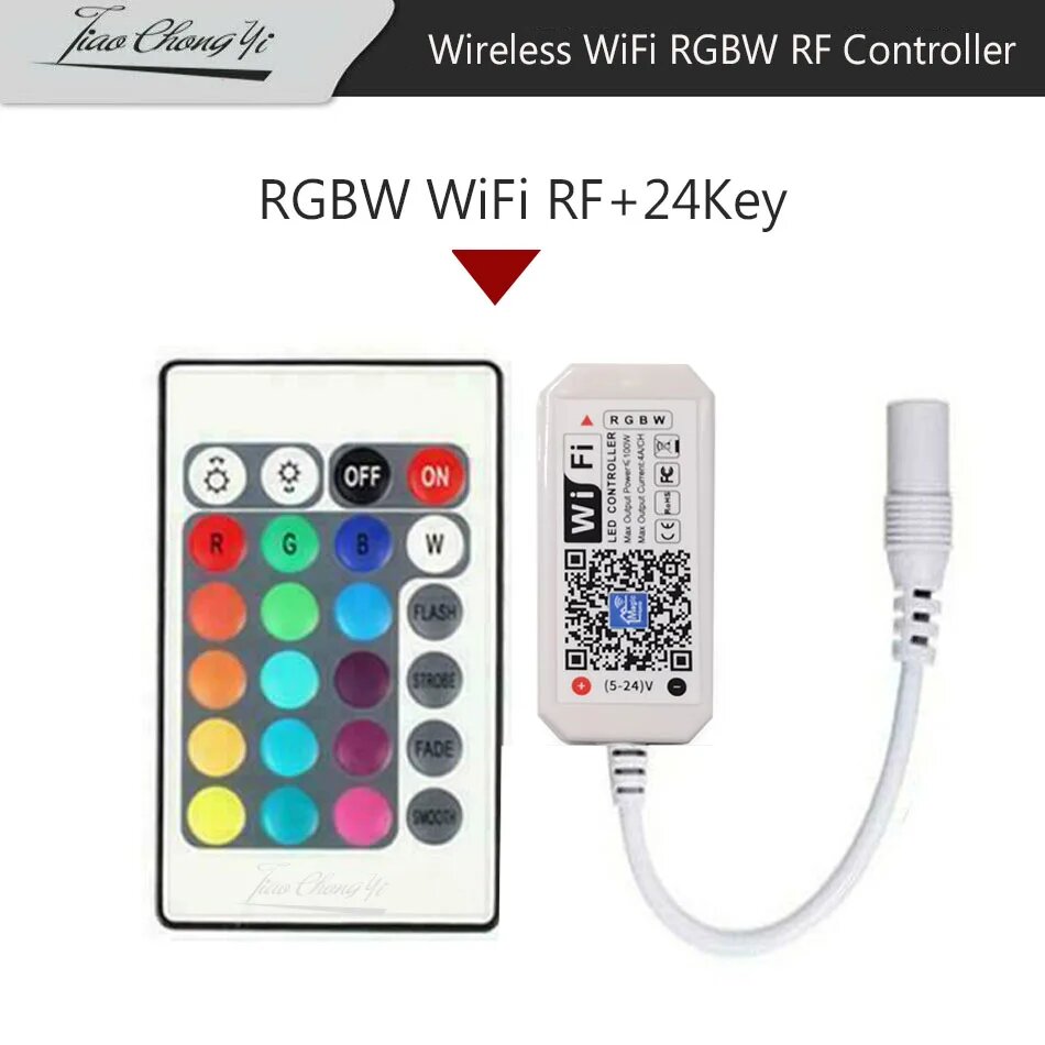 WIFI RGB RGBW APP Смарт-контроллер Android IOS-совместимый Magic Home RF 24key Control DC5V-24V для светодиодной ленты RGB RGBW