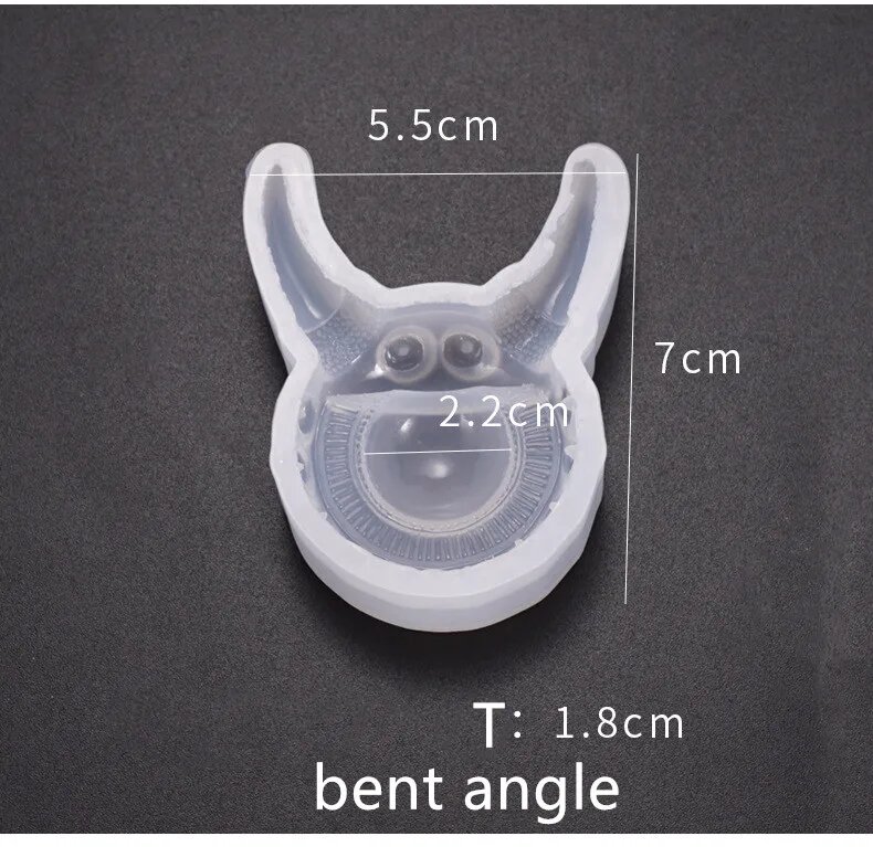 Форма для ювелирных украшений из силикона Bent angle
