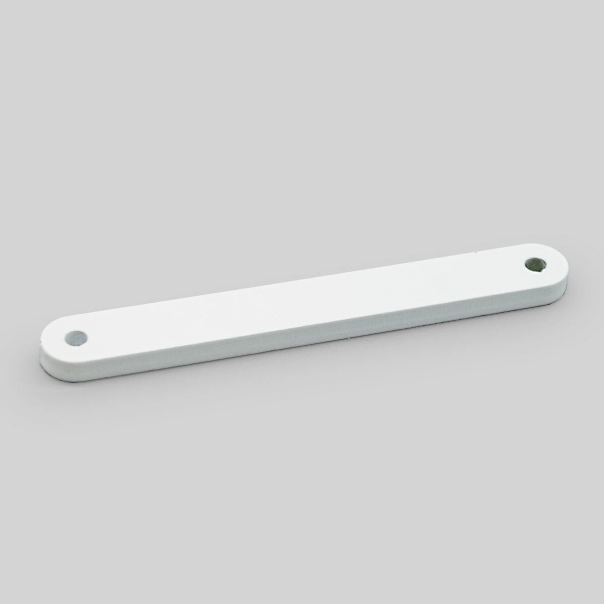 RAL 9003 Грузик для штор 50г (105*13мм, толщина 5мм), оцинк. сталь/эмаль, белый