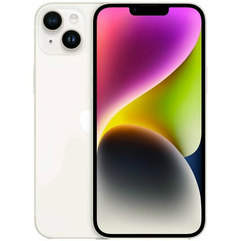 Смартфон Apple iPhone 14 Plus 512 ГБ, Dual: nano SIM + nano SIM, Starlight сияющая звезда