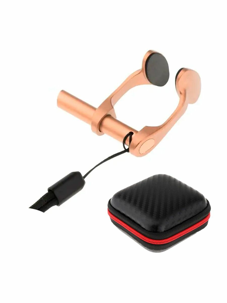 Зажим для носа для плавания бежевый / Носовой зажим для фридайвинга