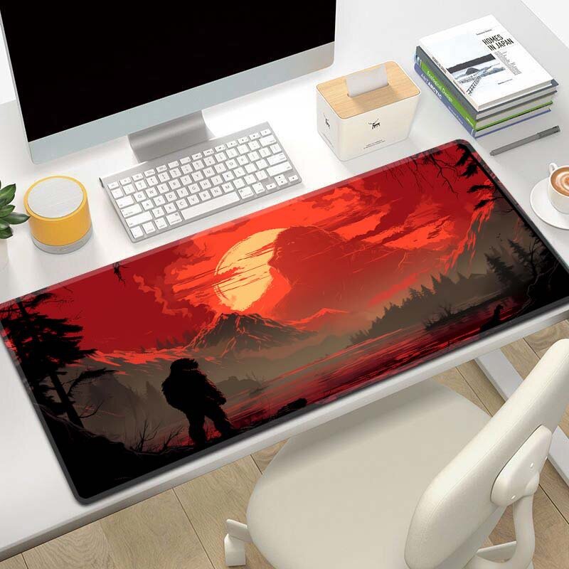 Коврик для мыши Liangcaida "Горилла", нескользящий, ткань, 1000x500 мм