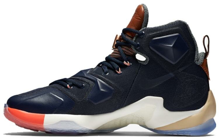 Кроссовки NIKE Lebron 13, размер EU 44 стопа (28CM), синий