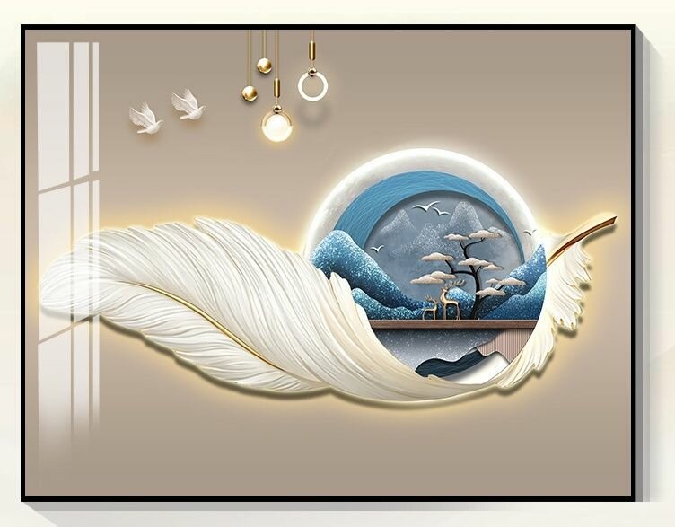 Крышка электрощита 40х30 см: вертикальная установка, скрытый декор с черной рамкой