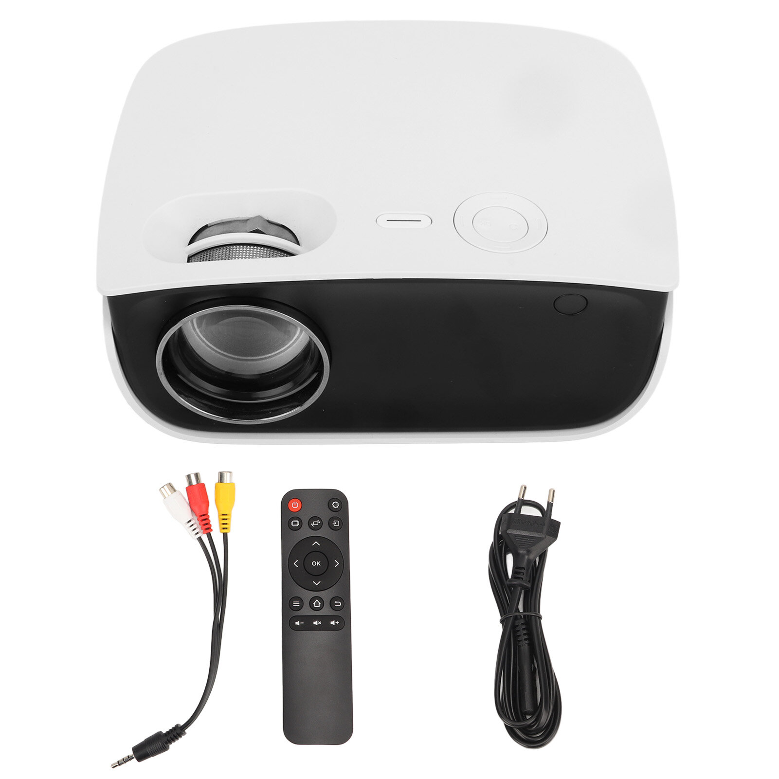 Минипроектор для домашнего кинотеатра: Smart, высокая яркость, Full HD 1080P, для дома и улицы