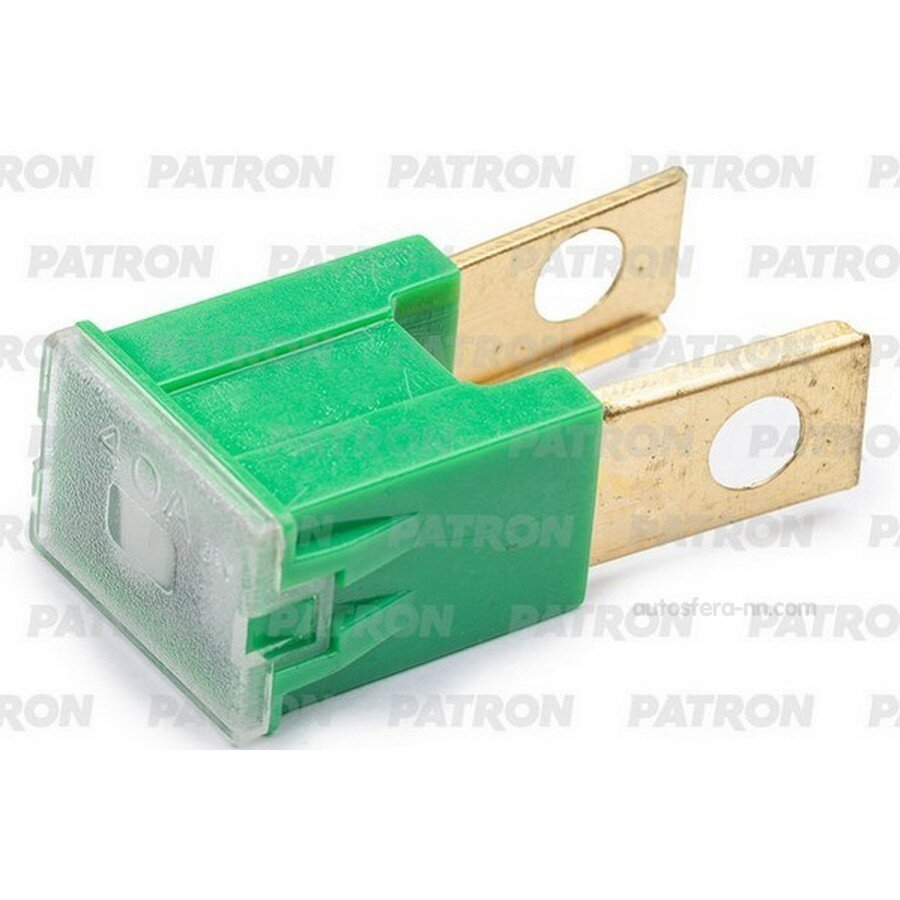 PATRON PFS143 Предохранитель блистер 1шт PMB Fuse (PAL294) 40A зеленый 45x15.2x12mm