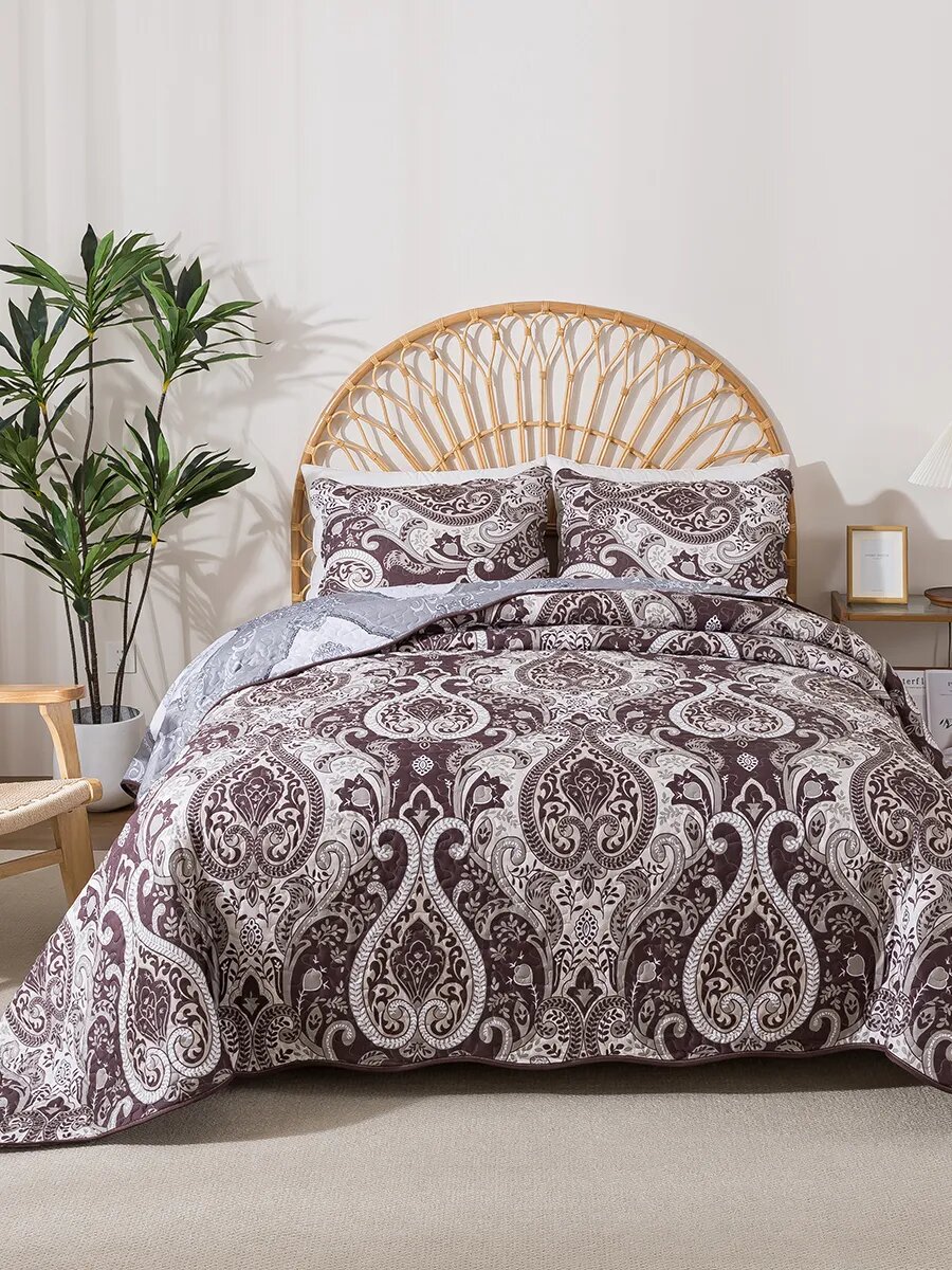 Покрывало 230х250 и 2 наволочки 50х70 Patchwork