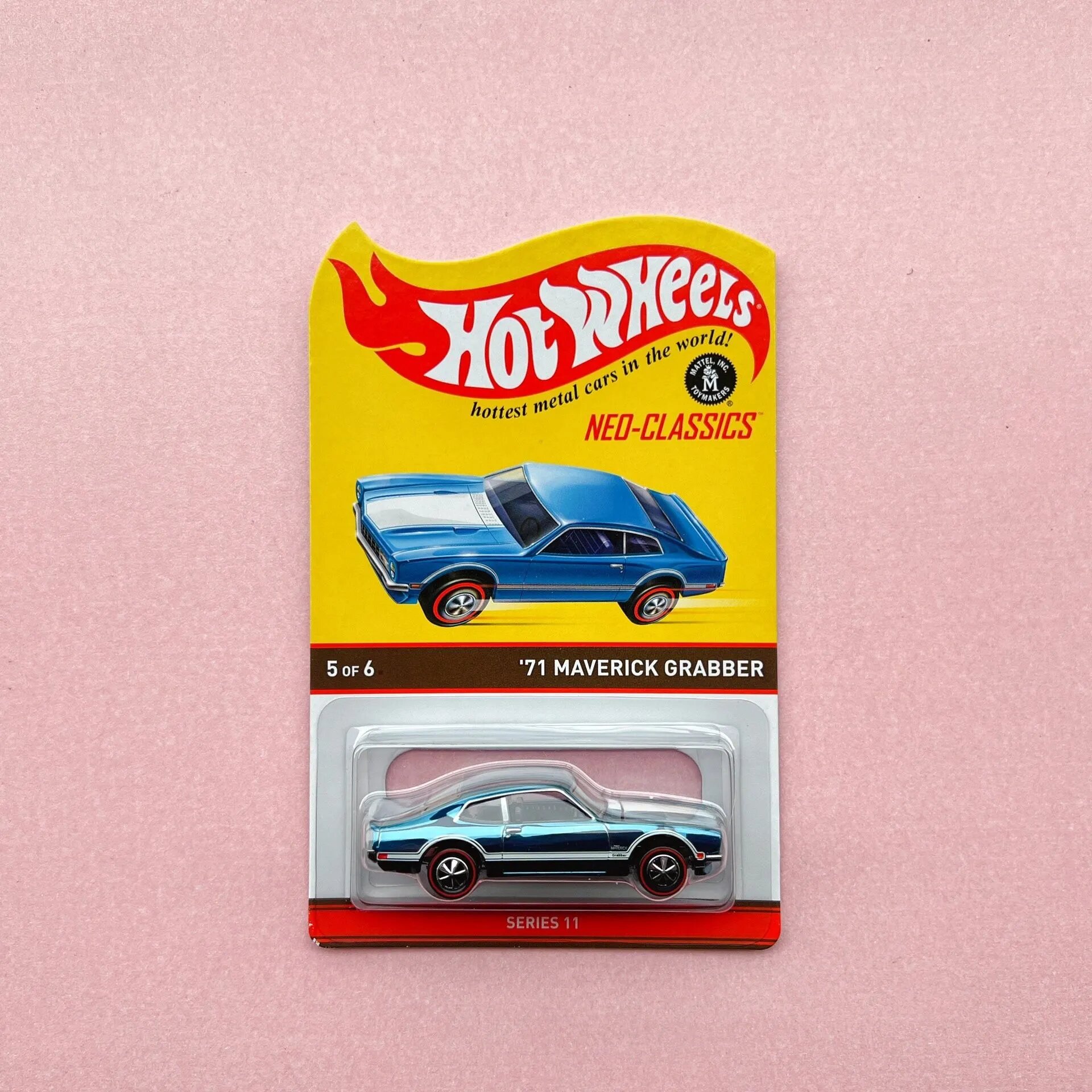 Машинка Mattel Hot Wheels 1/64 RLC Classics Maverick Grabber Alloy Car Model Collection Gift