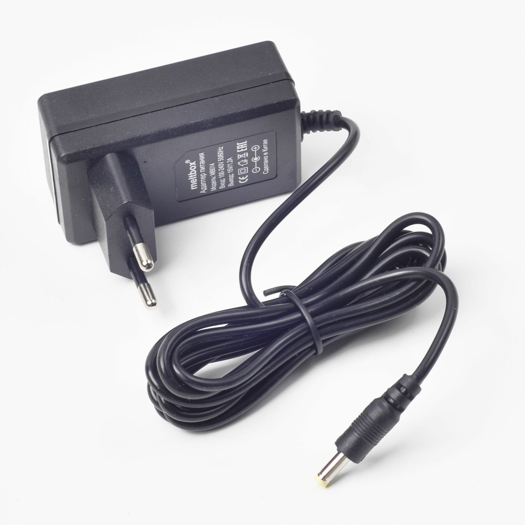 Блок питания для умной колонки Яндекс мини 2 Алиса 15В/1.2А Штекер 4.0x1.7 мм, 1.8 метра