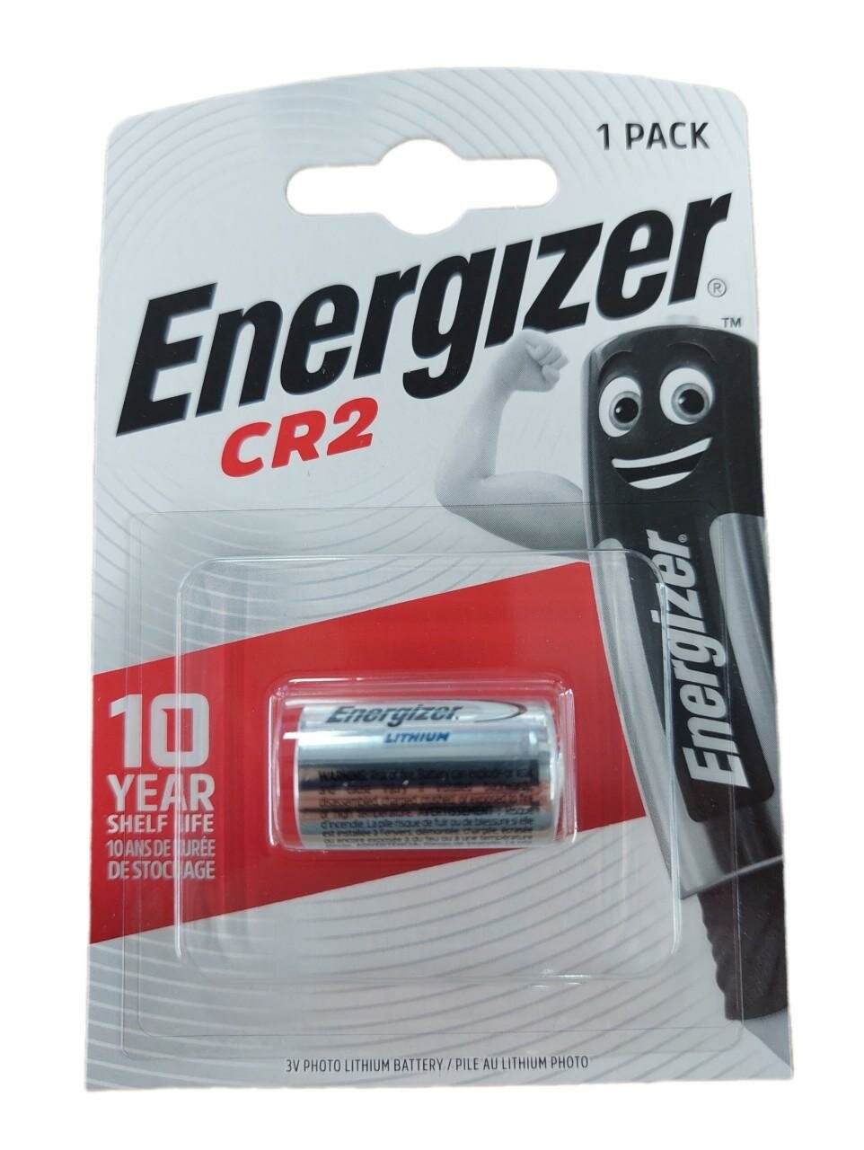 Батарейка Energizer CR2 Lithium 3V BL1 , 1шт.