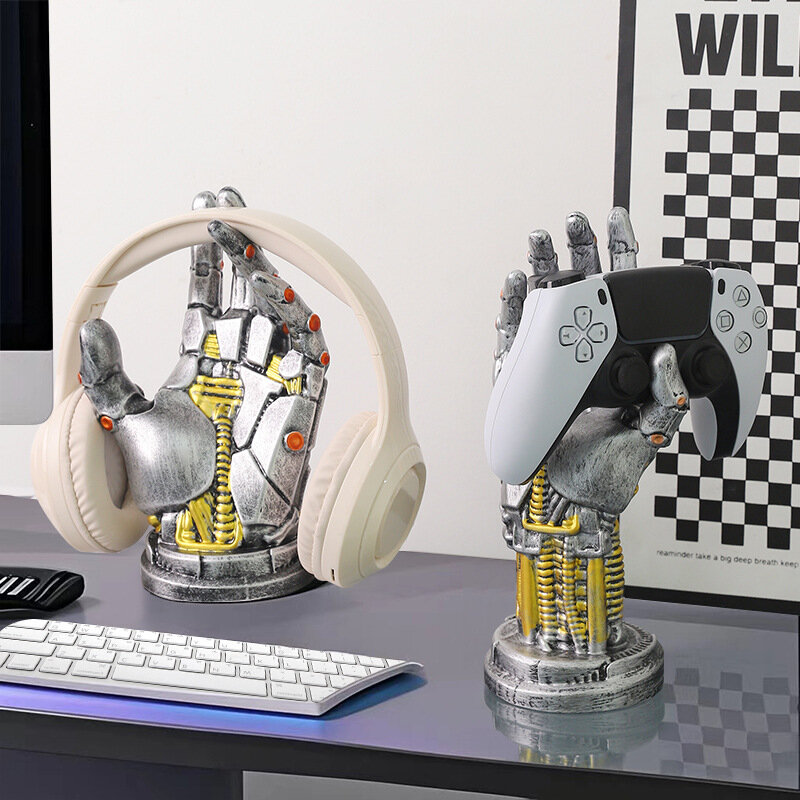 Киберпанк механическая ручная декорация, подставка для контроллера Asura, кольцо, браслет, настольный вешалка, реквизит для стрельбы