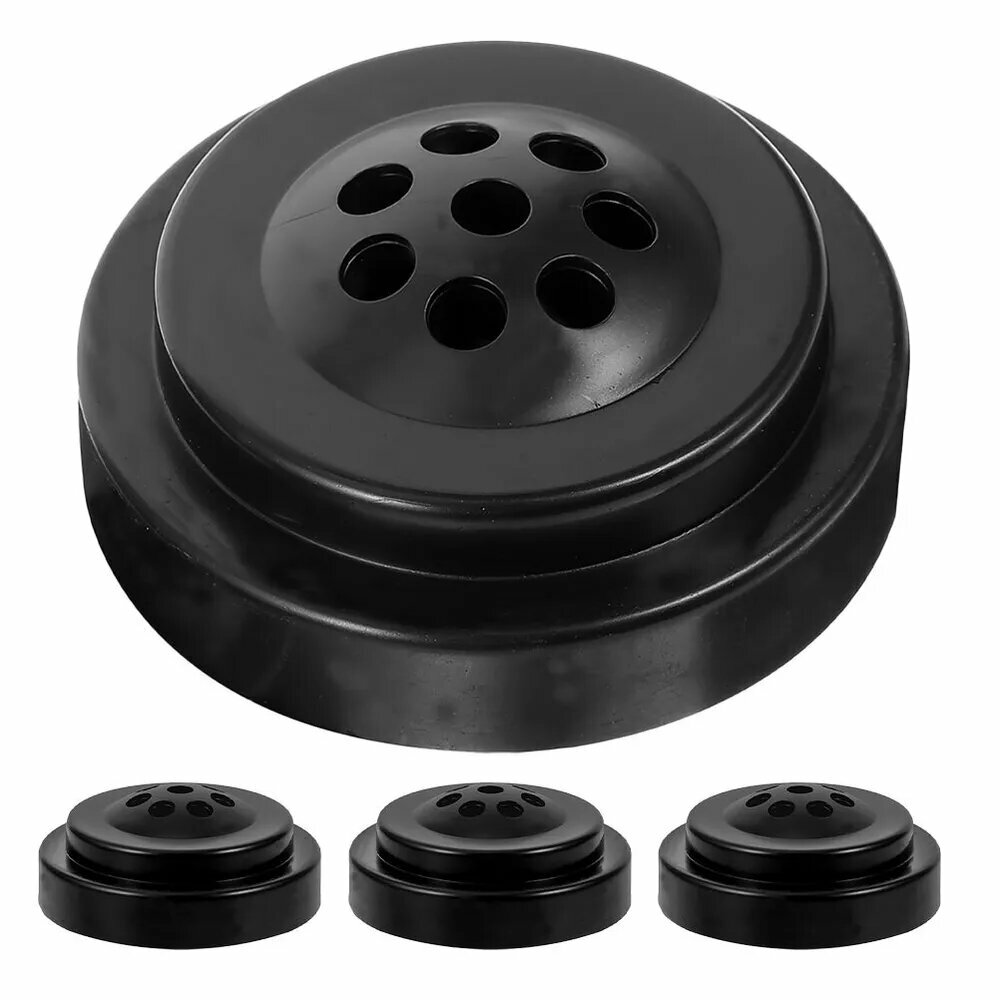 Набор Из 4 Шт Держатель Флагов Для Стола Устойчивая Основа Размер 6.40X6.40X2.50CM