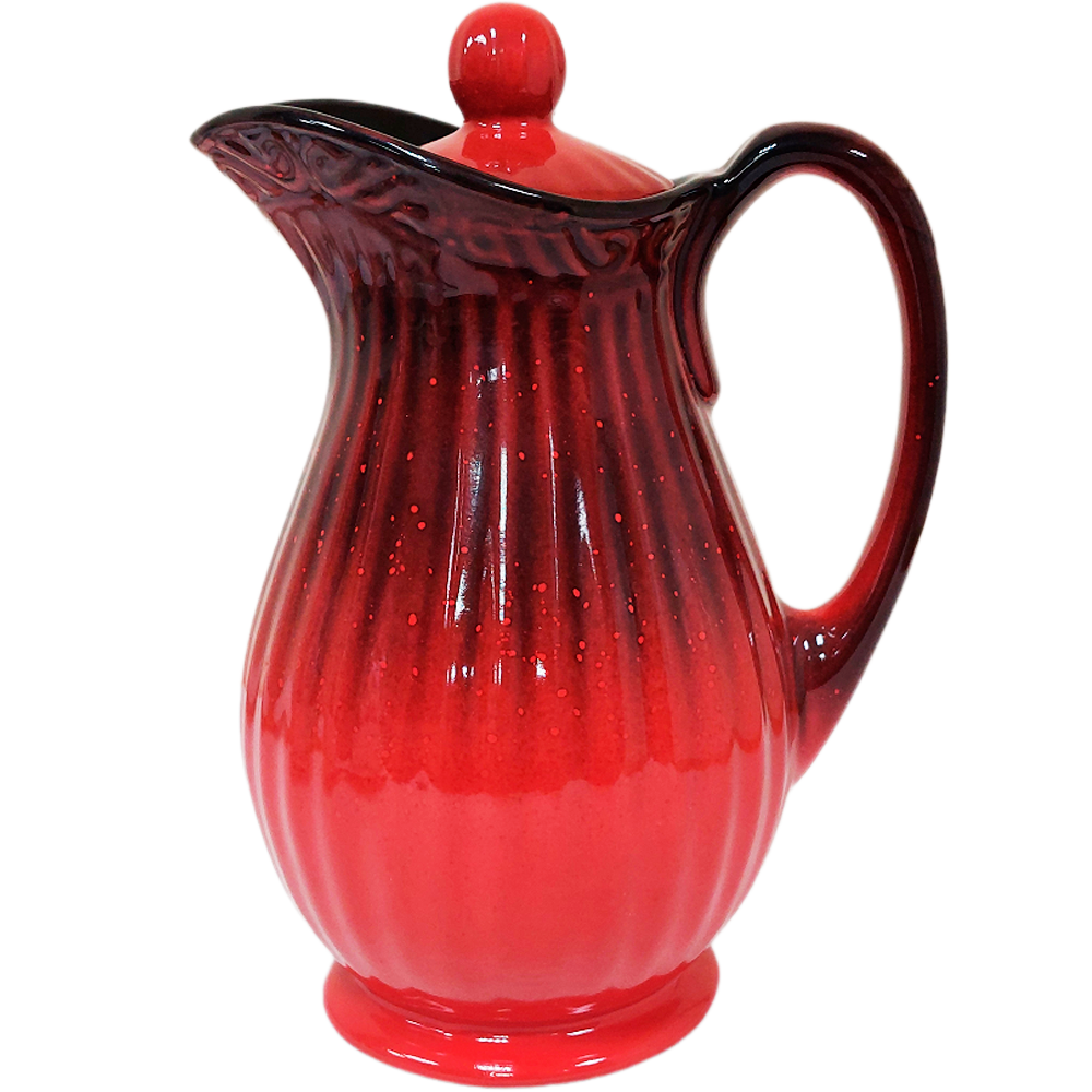 Керамический кувшин ручной работы "Афина", с крышкой, 900мл.