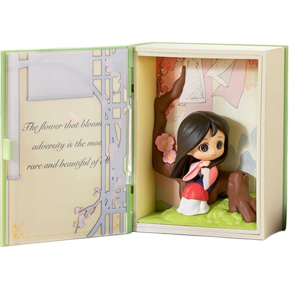 Кукла унисекс POP MART Disney Princess's Fairy Tales Series Scene Sets, Confirmed-Mulan (Open)