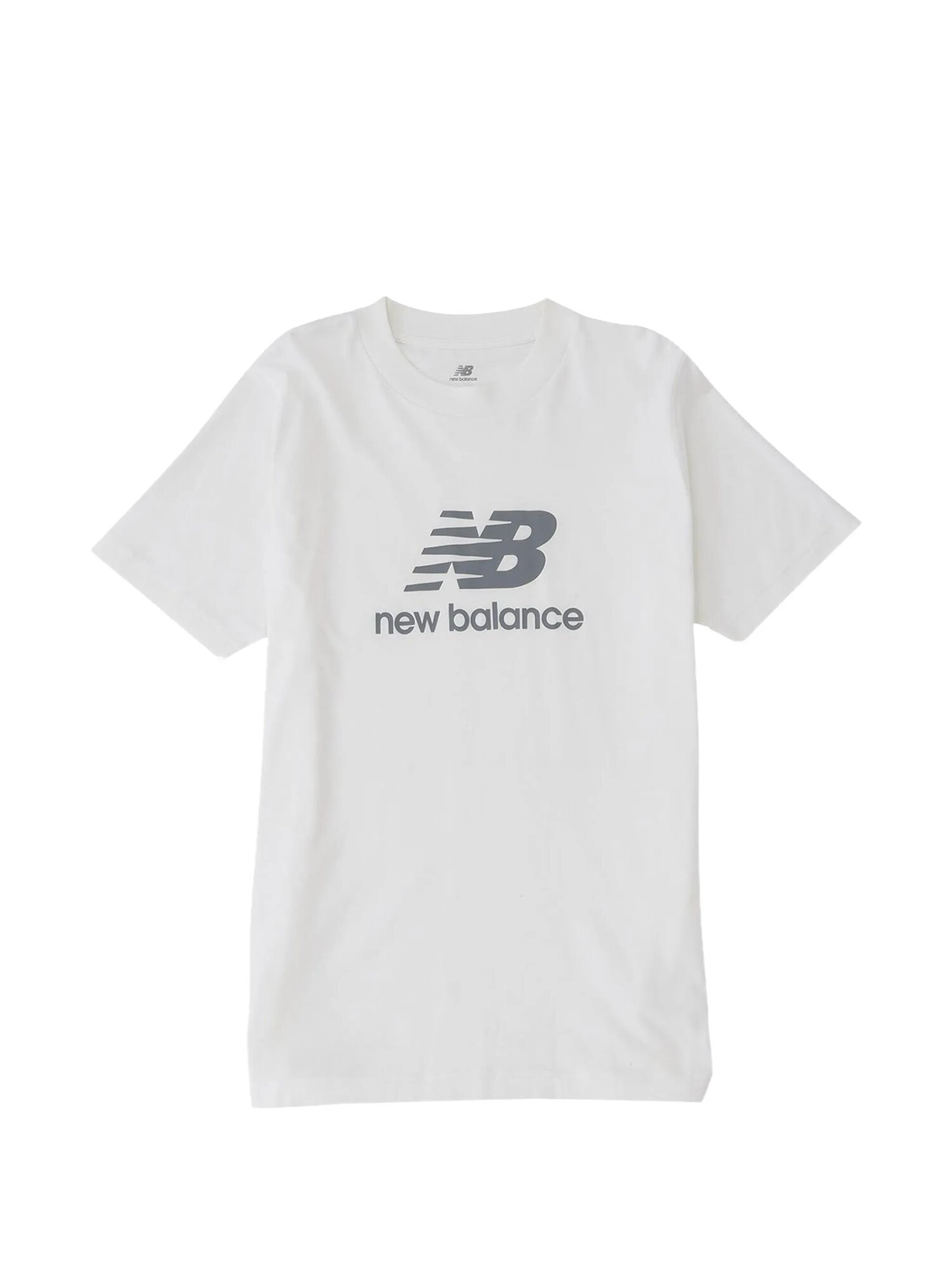 Футболка New Balance Essentials, размер 2XL INT, бежевый/белый