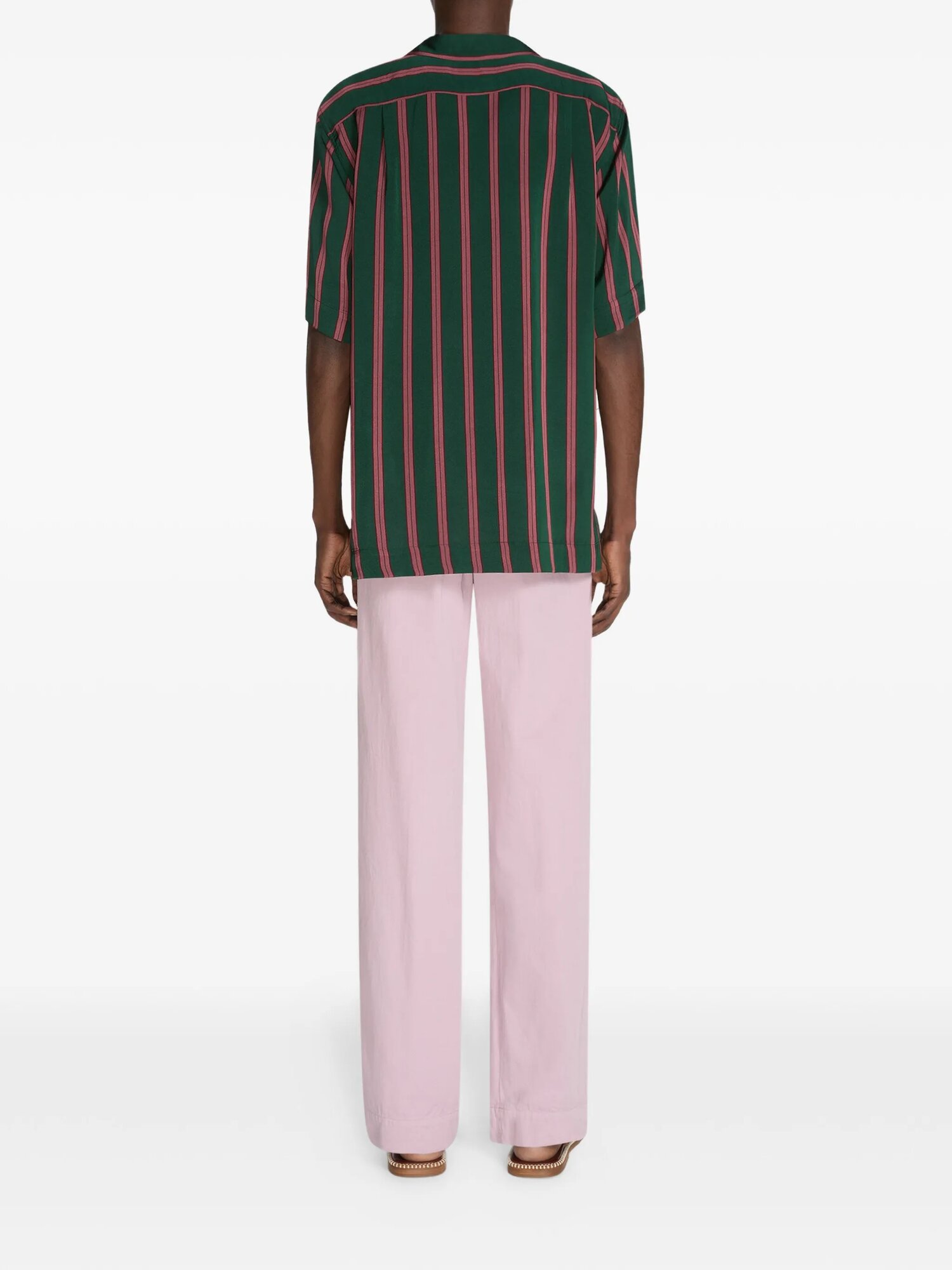 Рубашка Dries Van Noten, размер 46, зеленый, — фото 1
