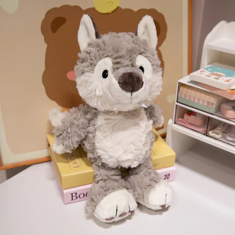 Cute Cartoon Wolf Gorilla Black King Kong Doll Boy Birthday Children's Day Gift Plush Toys Plushie Stuffed Toys Best Gifts