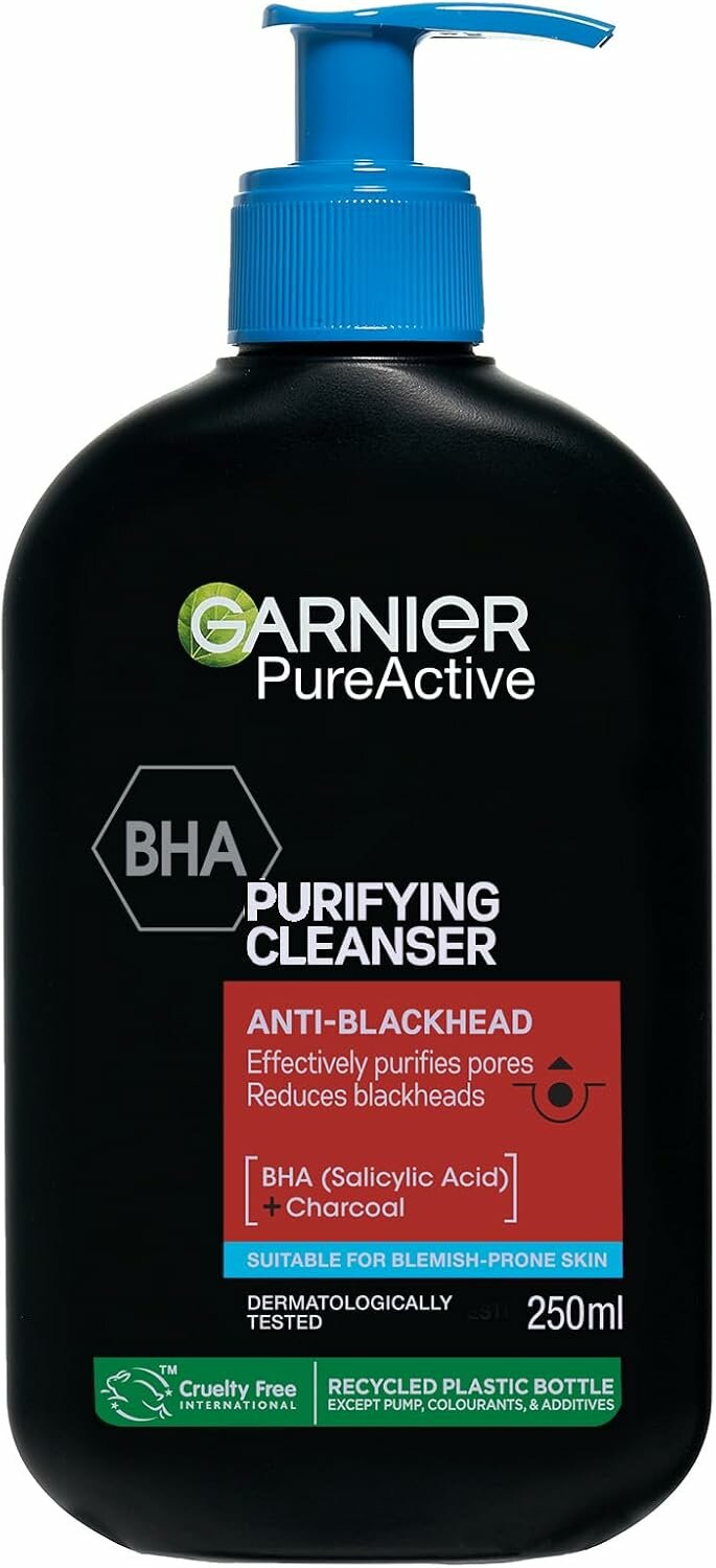 Garnier Pure & Clean Очищающий гель против угрей с углем 250 мл