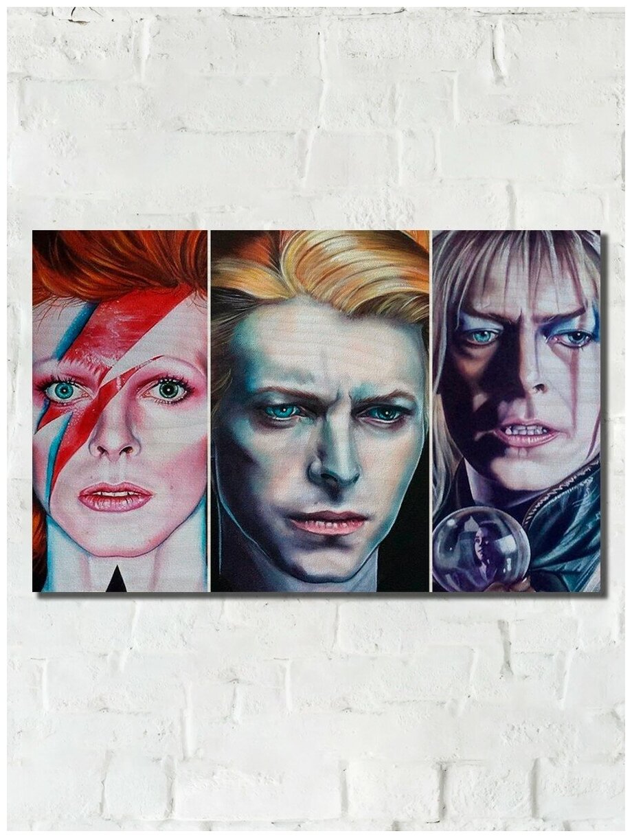 Картина интерьерная на дереве Музыка Dawid Bowie Дэвид Боуи - 6381 Г