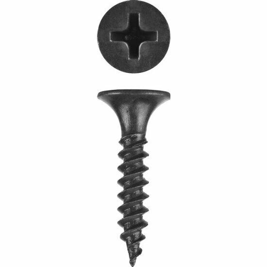 Саморезы СГМ гипсокартон-металл Зубр 16 х 3.5 мм, 1 000 шт, фосфатированные, Профессионал 300011-35-016