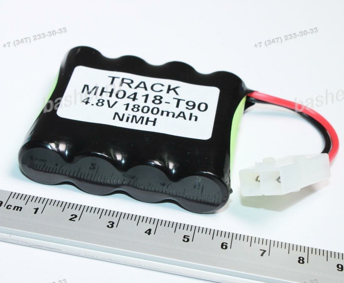 Аккумулятор TRACK MH0418-T90 (разъем Tamiya big, 4*AA) 4,8 V, 1800 mAh, NIMH (для детских игрушек)