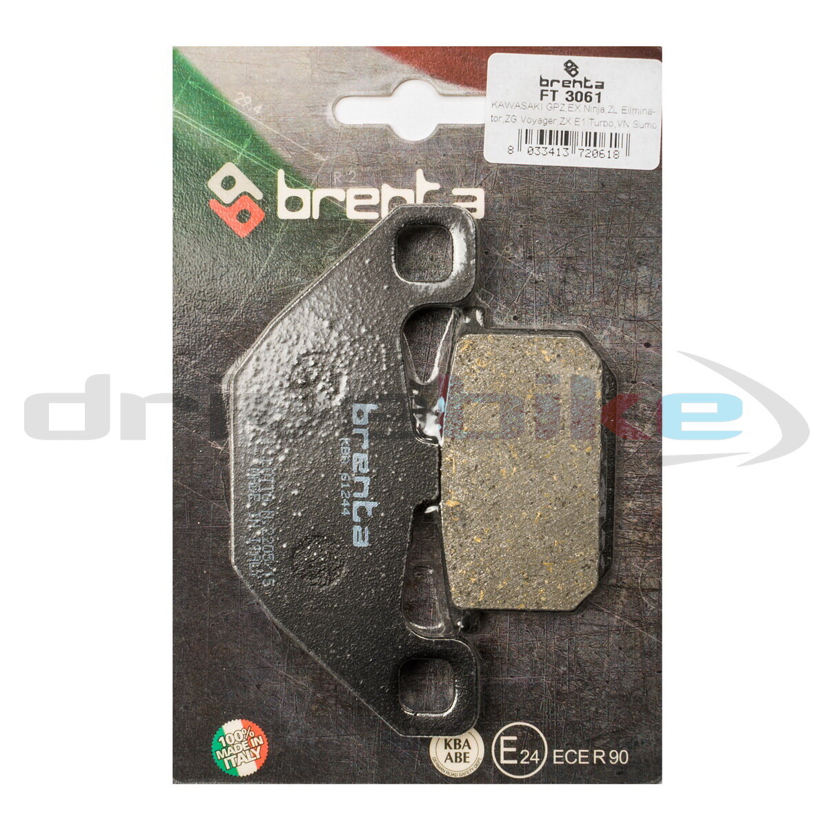 BRENTA Тормозные колодки FT 3061 Organic