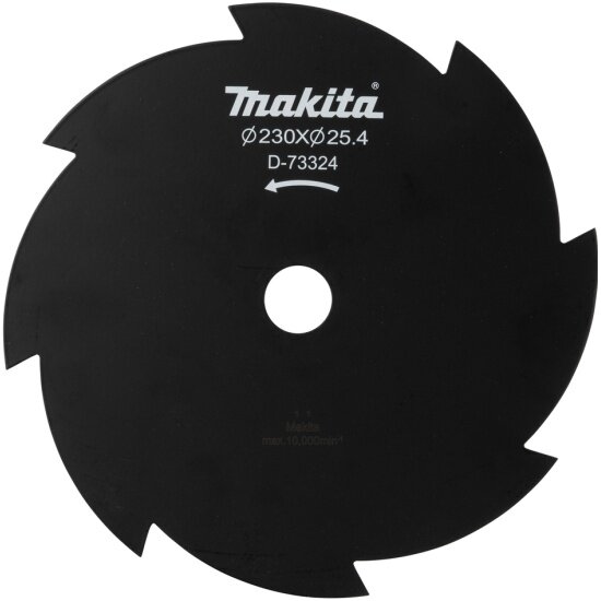 Нож для травы Makita 8 зубьев, d- 230x25,4мм (D-73324)