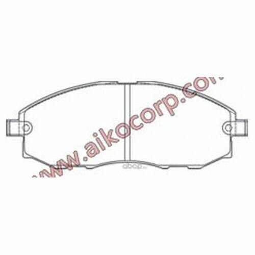 Колодки тормозные дисковые Aiko PF0434