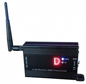 SHOWLIGHT SL-512A T/R приемник/передатчик DMX сигнала Wi-Fi, Частота 2.4 ГГц, Дисплей, передача 300 , шт