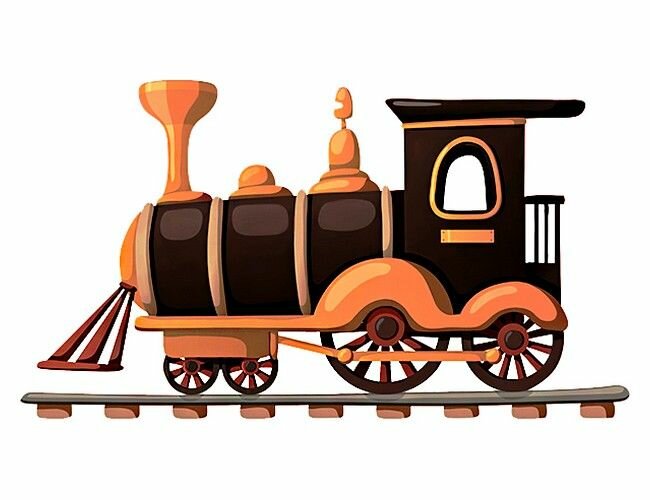 Игрушка для уличной елки паровоз, 25 см, дерево, МанузинЪ