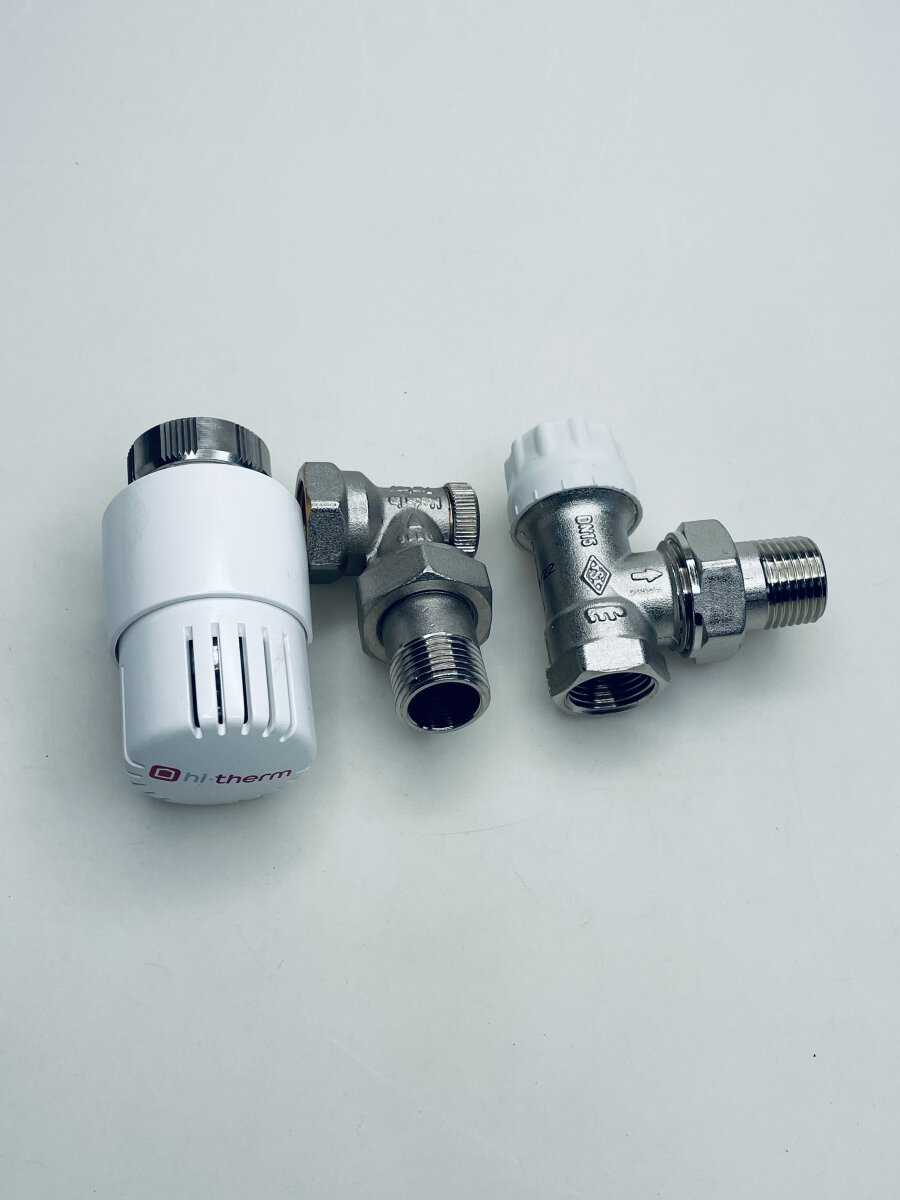 Комплект подключения радиатора угл. 1/2" Hi-Therm, арт. 602.120.824 №446