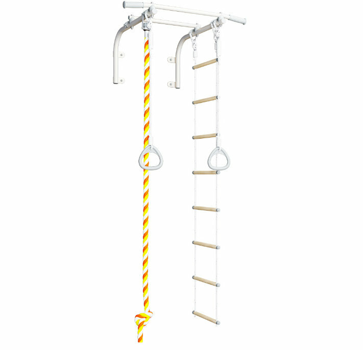 Турник настенный Romana T1 белый прованс с навесным оборудованием 4630074630344 Romana T1 белый прованс