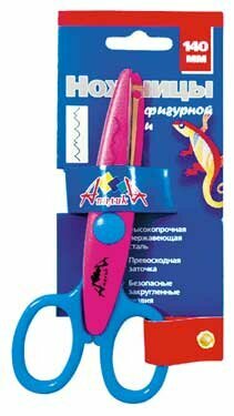 Ножницы фигурные лезвия "Колон" 140 мм