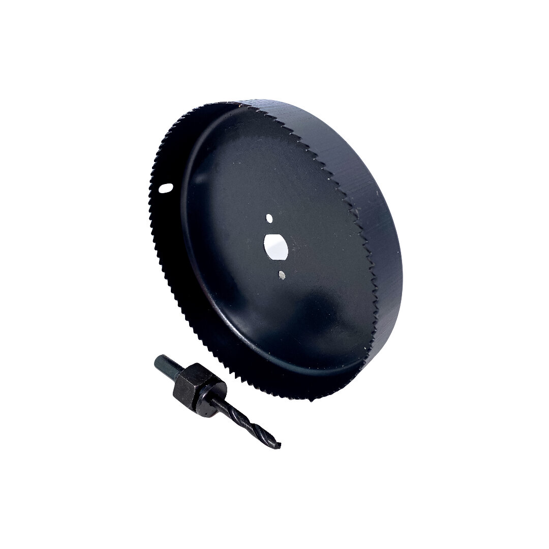 Коронка TORGWIN T504182, биметаллическая, для гипсокартона, дерева, ДСП, 152 мм